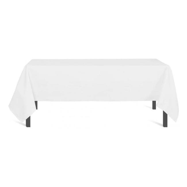 Location Nappe blanche pour table rectangulaire et ovale en Dordogne